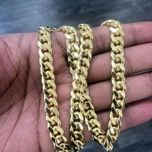 TGDJ | Accessories | 4k Yellow Gold 83mm Miami Cuban 26 | Poshmark